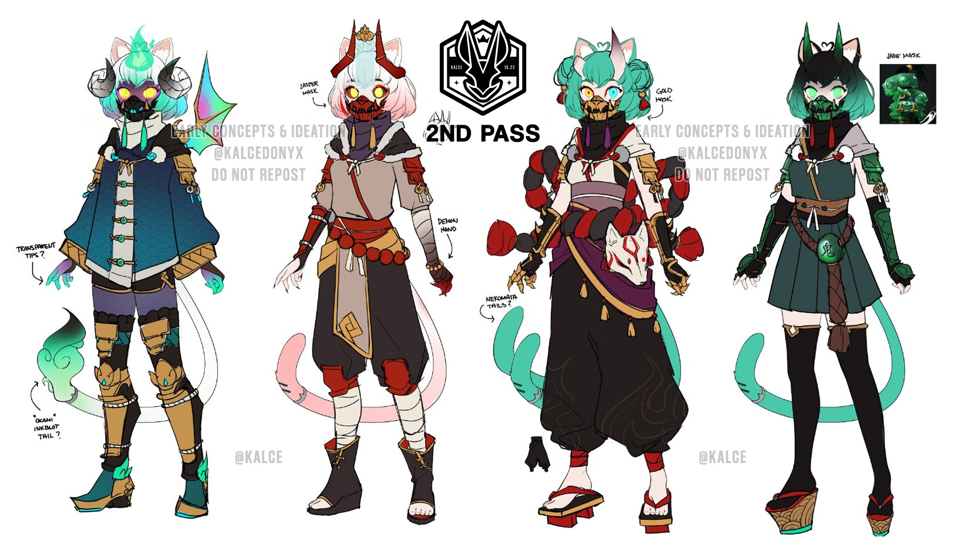 . KALCE . - Girl_dm Jade Oni Outfit Design