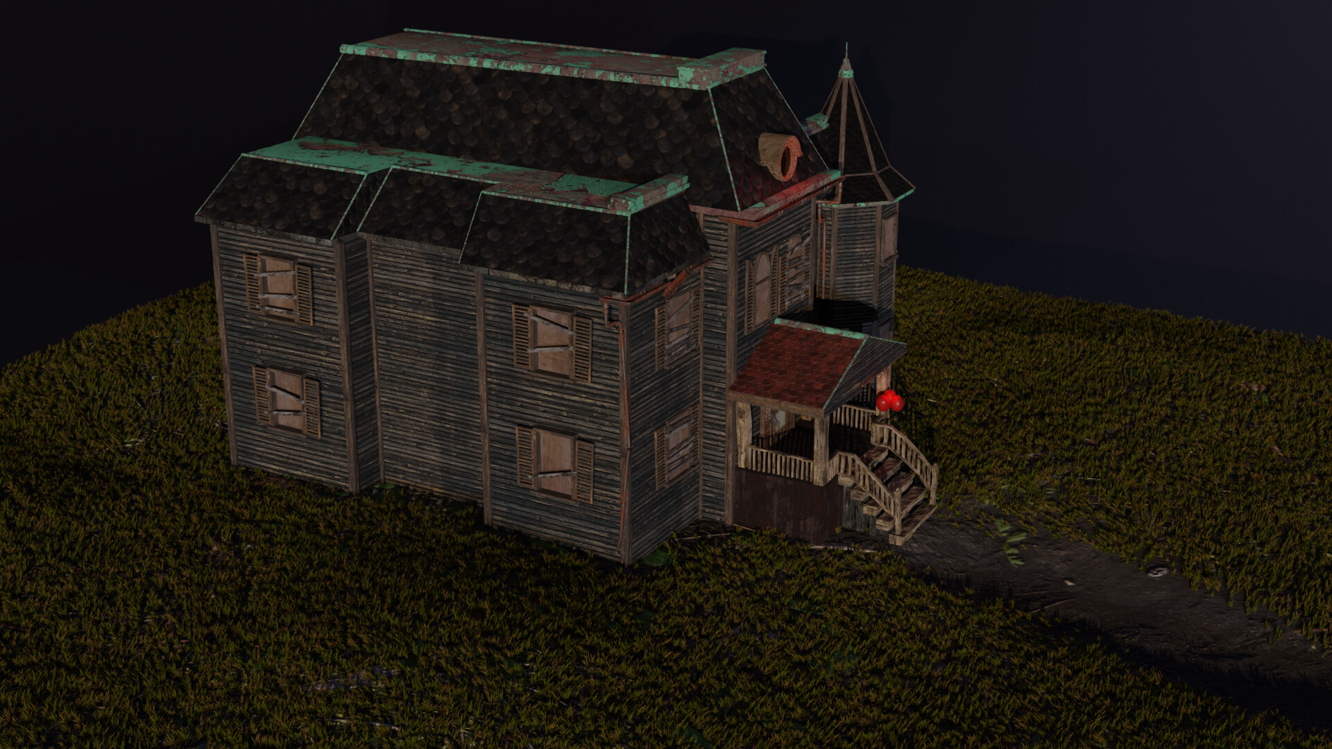 ArtStation - The house from the movie "It"