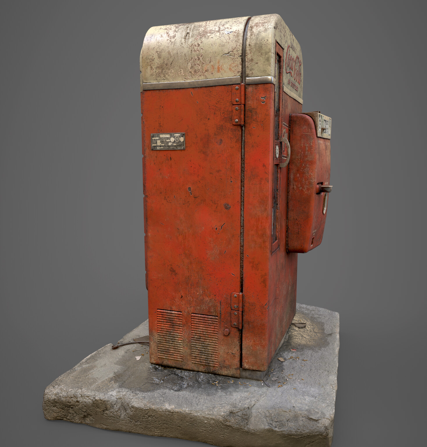 Jeff Martin - Coca Cola 7-UP 10 Cent Vending Machine (1957)