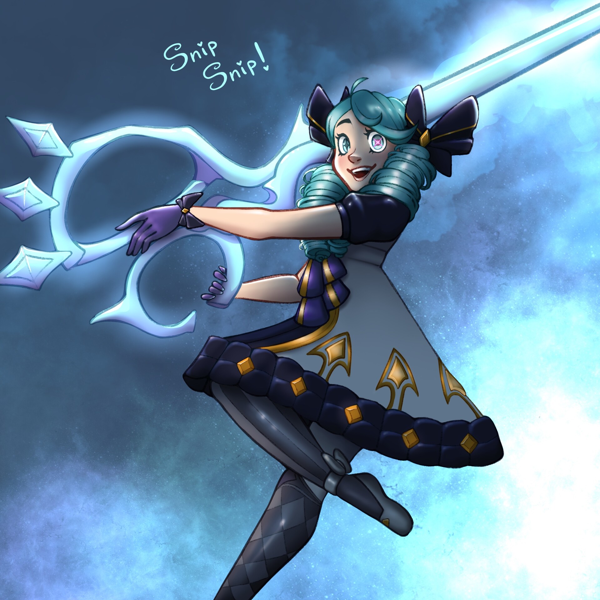 Artstation Gwen From League Of Legends Fanart