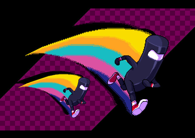 WaterPixelArt - Commander Video - Bit.Trip Series - [Pixel Art]