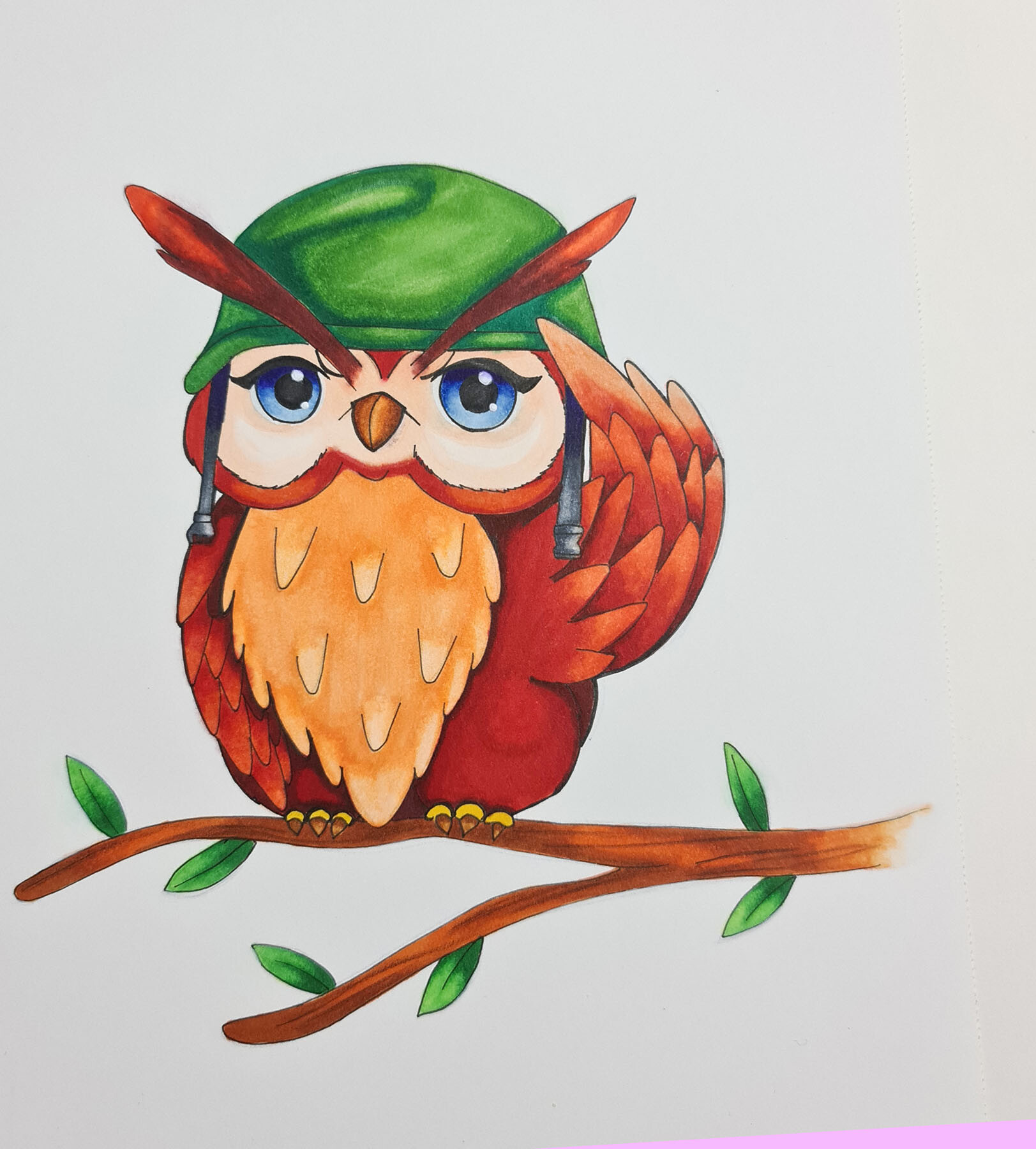 ArtStation - General Huhu - stylized owl