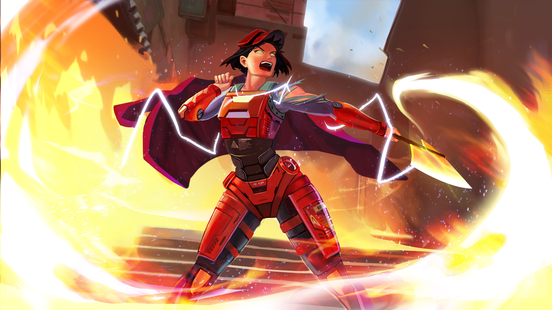 ArtStation - FIGHT FIRE WITH FIRE