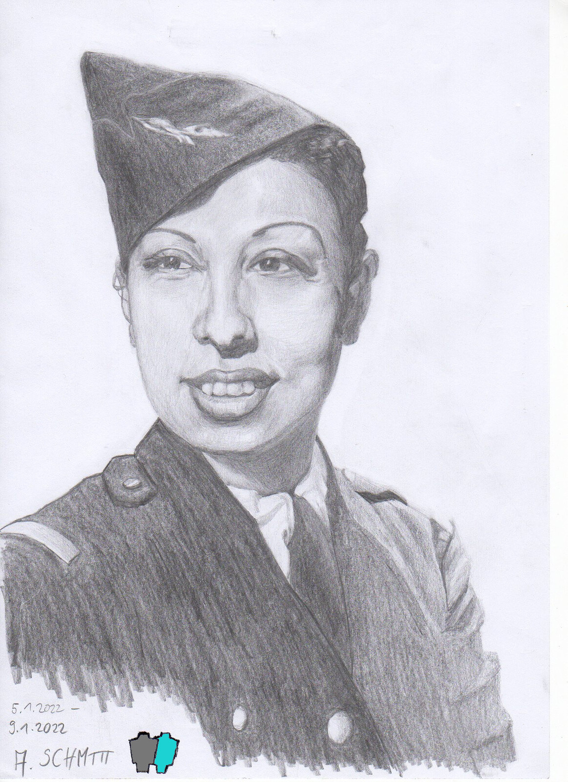 Alexander Schmitt - Josephine Baker portrait