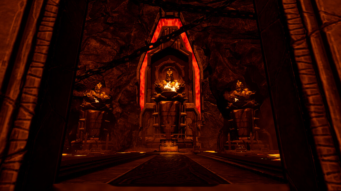 ArtStation - "Combustion's Tomb" Environment Scene