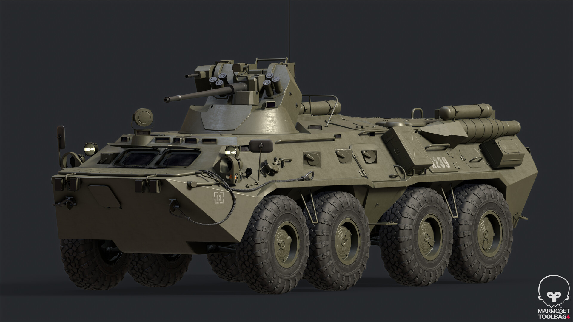 ArtStation - BTR-82A | WIP