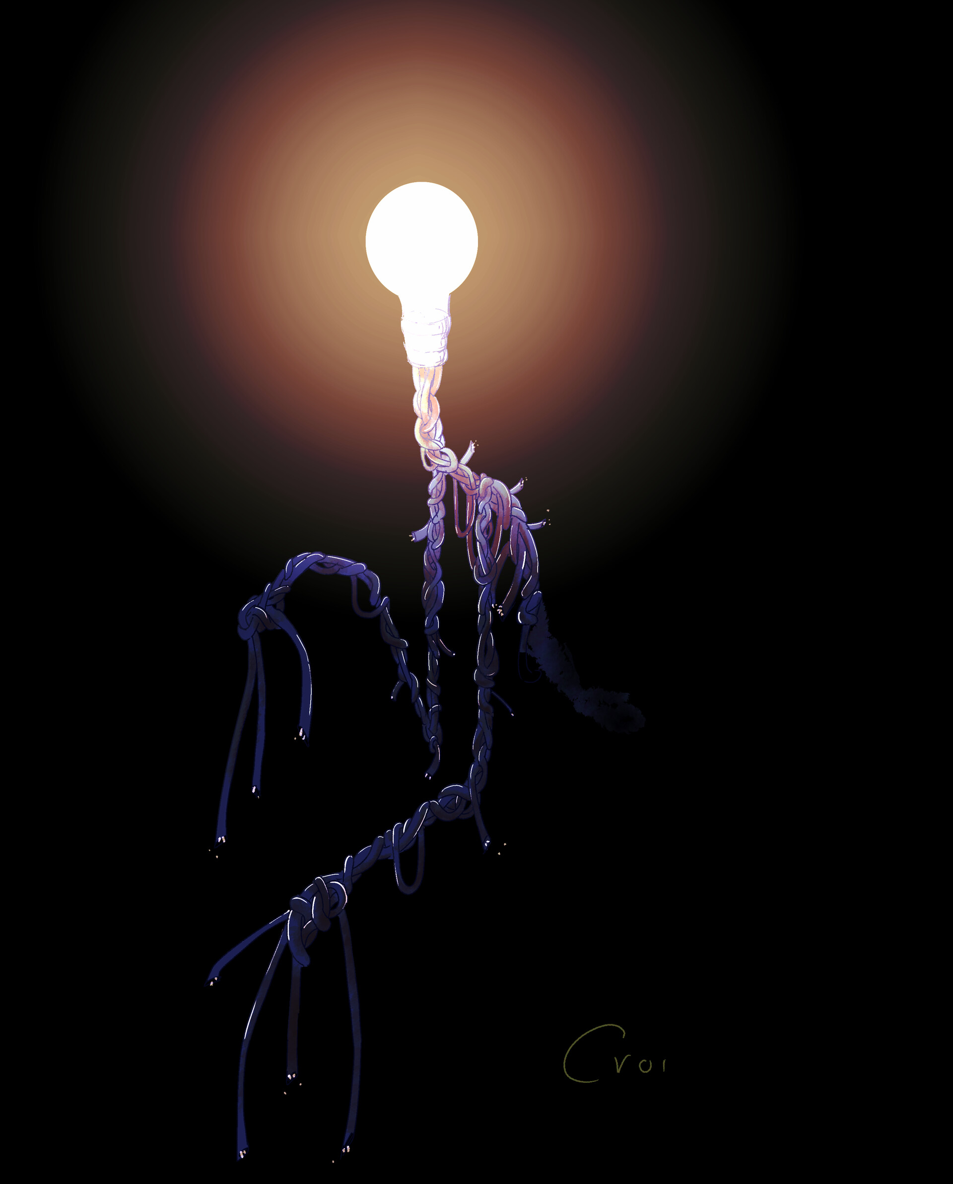 ArtStation - Original character, Lamp Cryptid