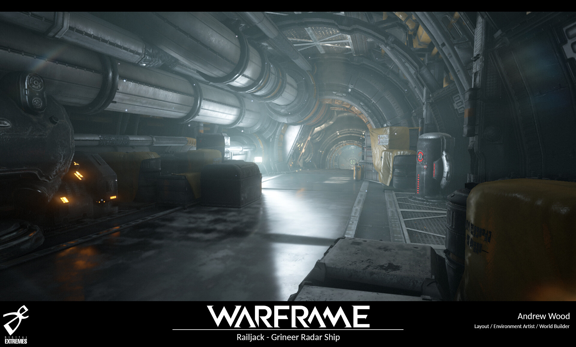ArtStation - Digital Extremes - Warframe - Grineer Radar Ship
