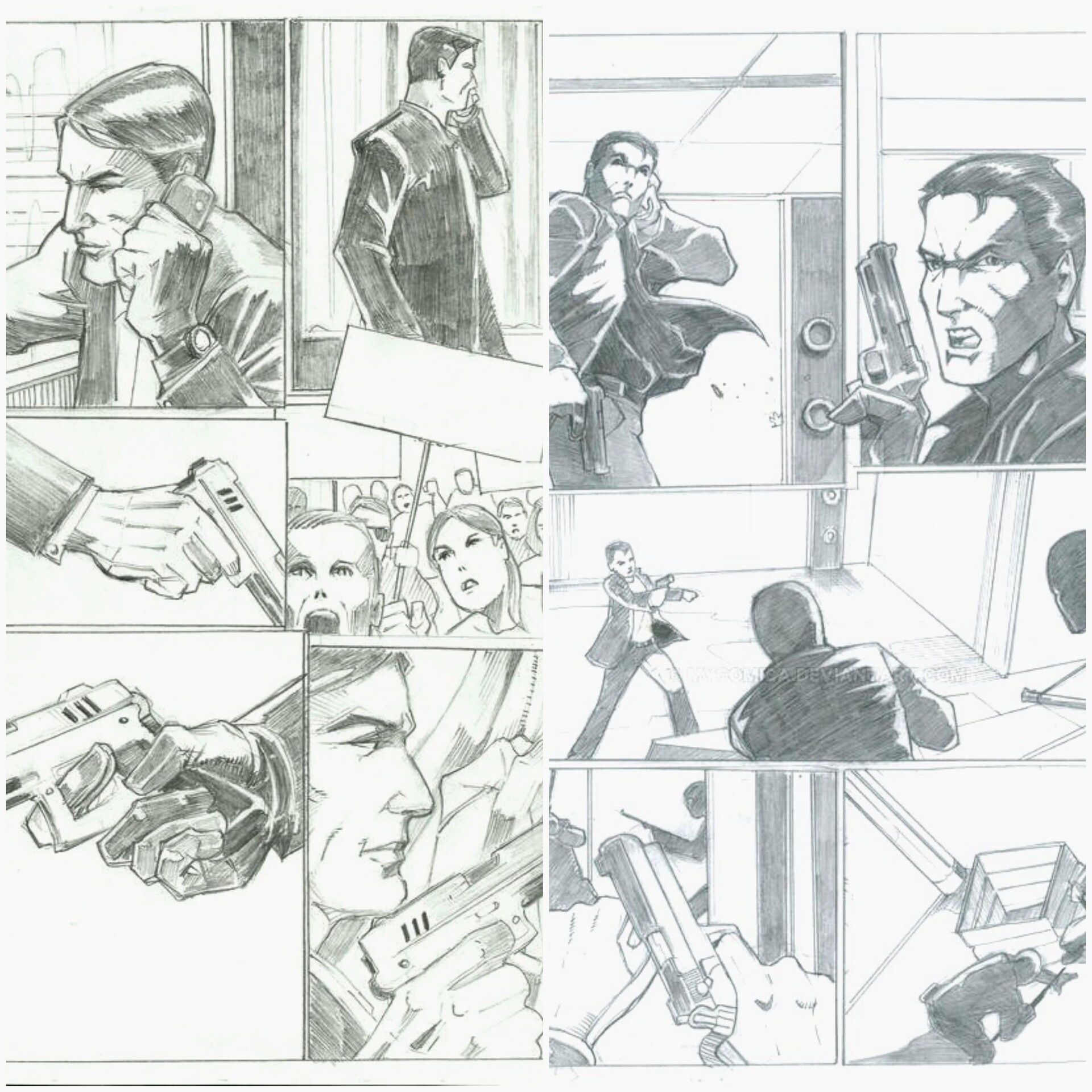 ArtStation - Sequential Art in Pencils