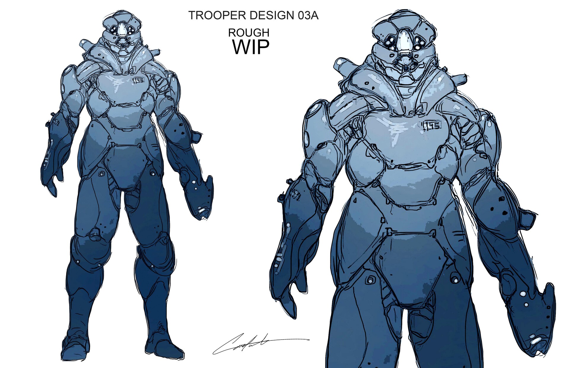 ArtStation - Trooper designs "Future Cops"