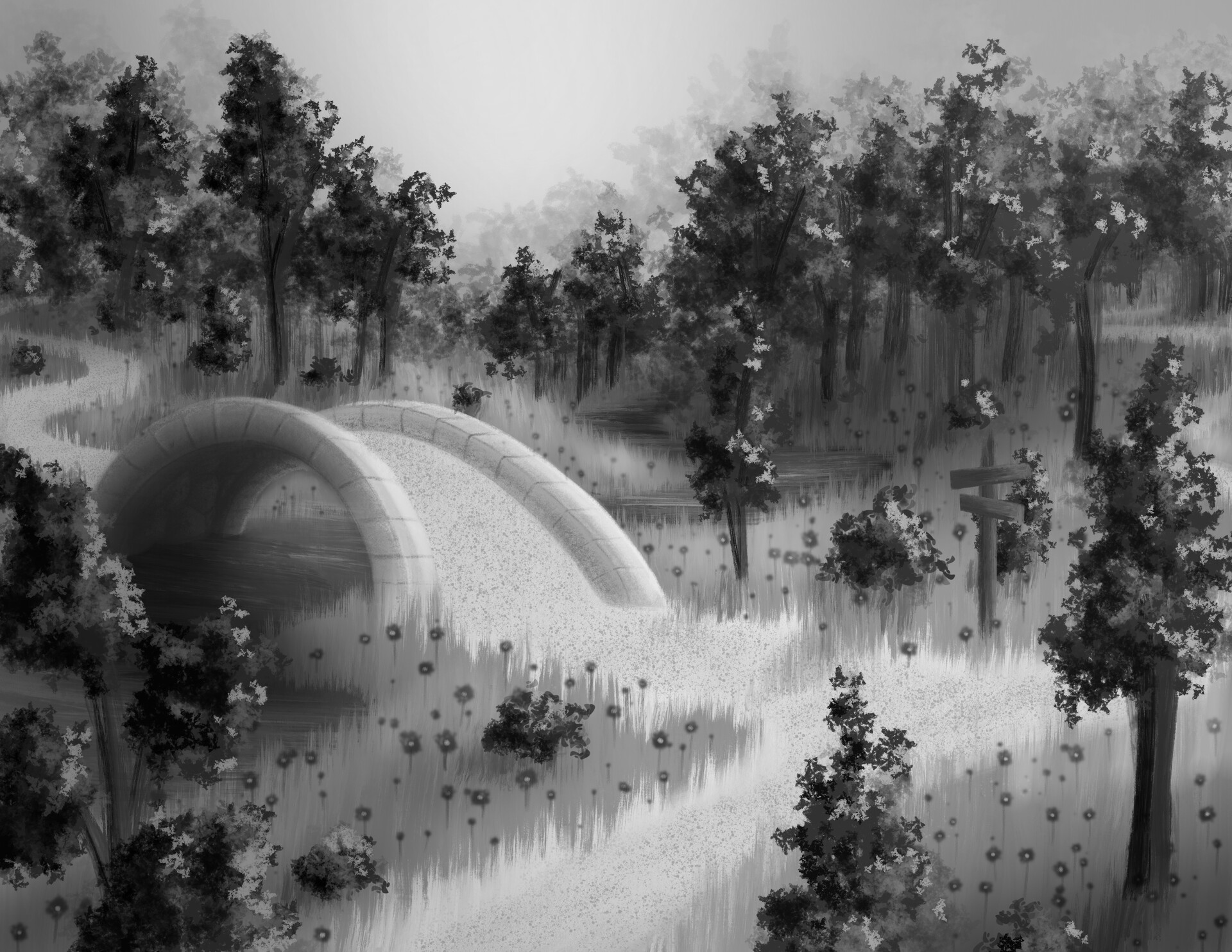 ArtStation - Stone Bridge