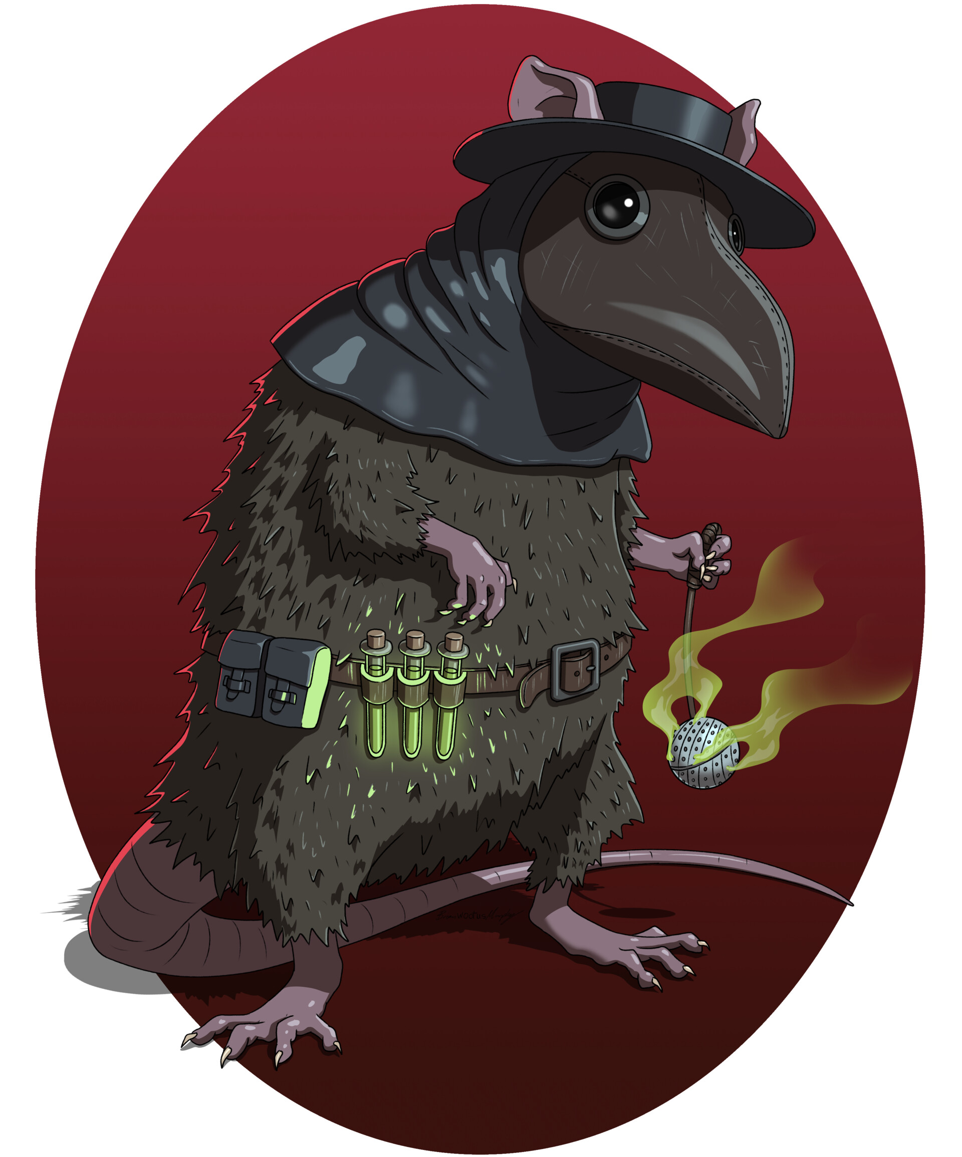 ArtStation - Rat-Plague Doctor