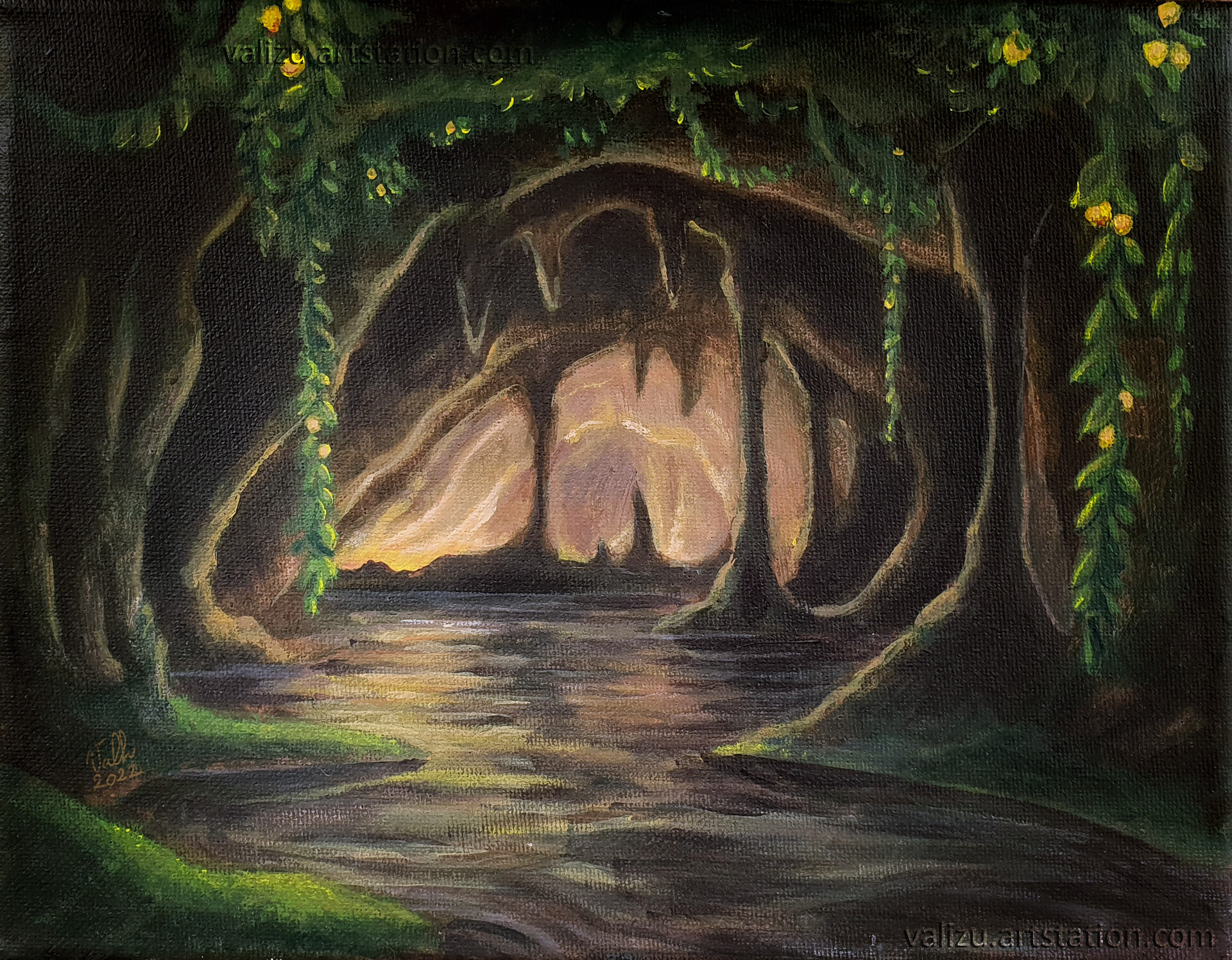 ArtStation - Lush Cave