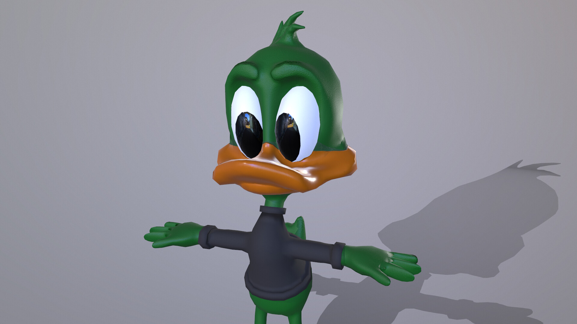 ArtStation - Stylized Low Poly Plucky Duck