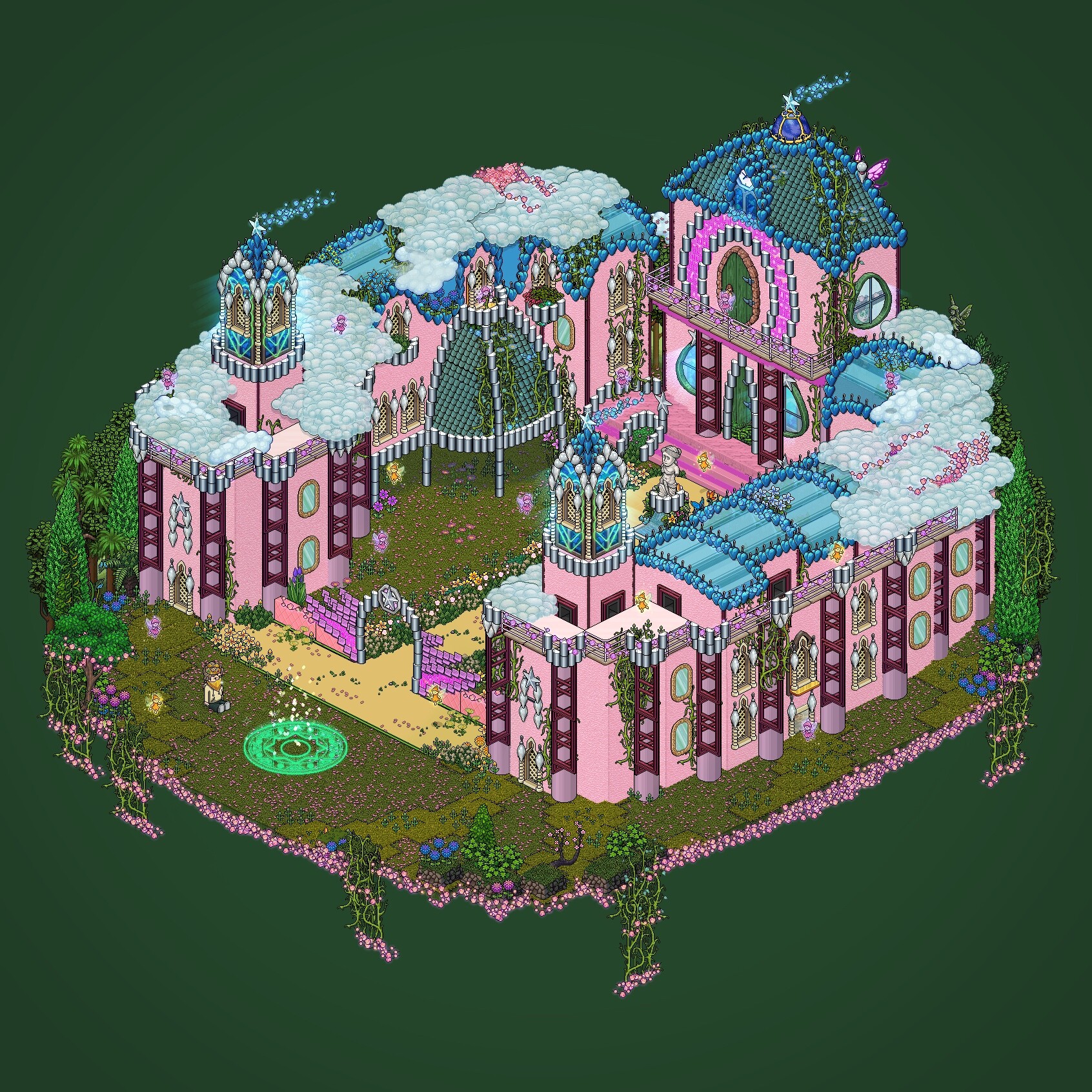 ArtStation - Alfea's Winx Fairy School on Habbo
