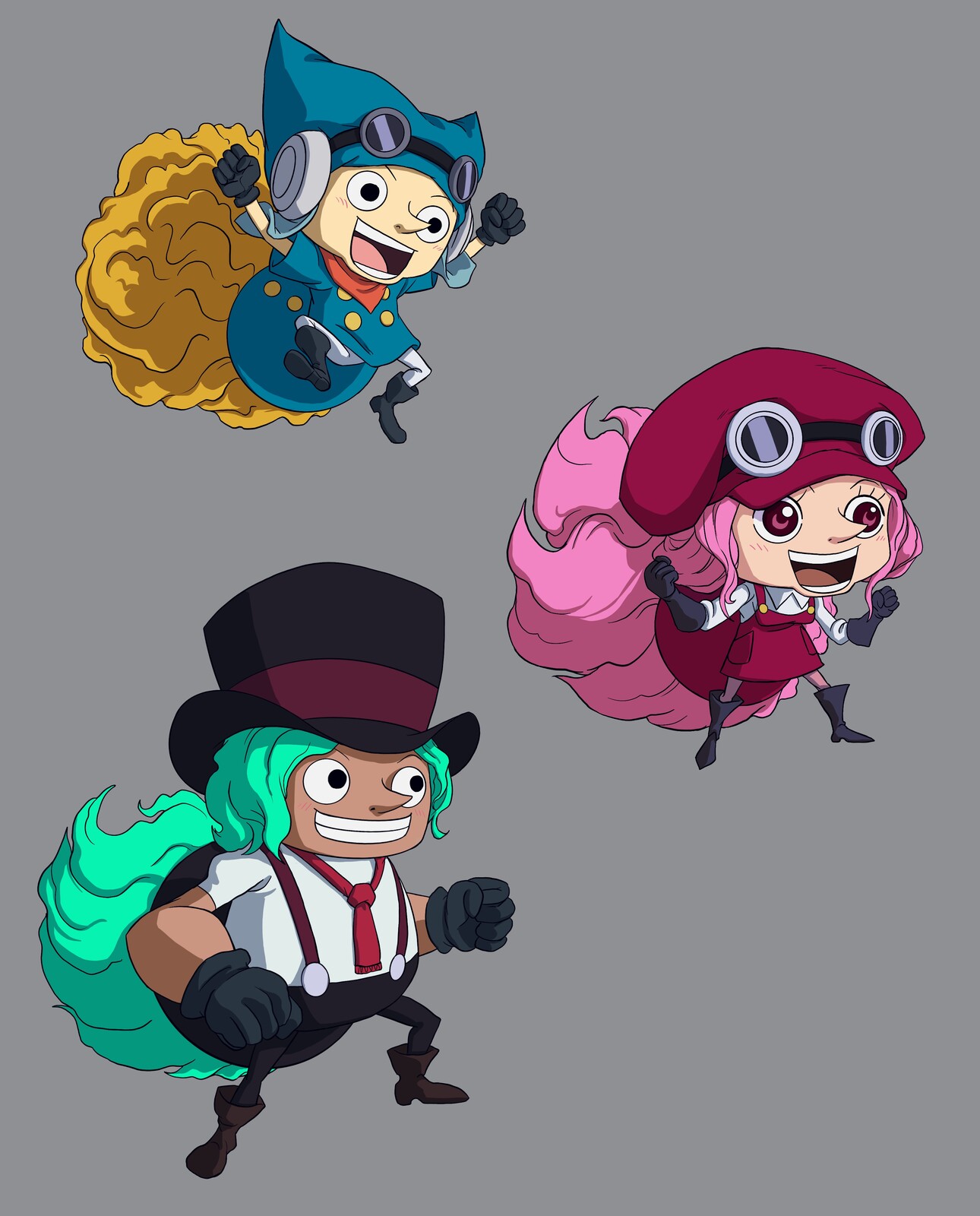 David Do - “Remy Pirates” One Piece Style Characters Part 1