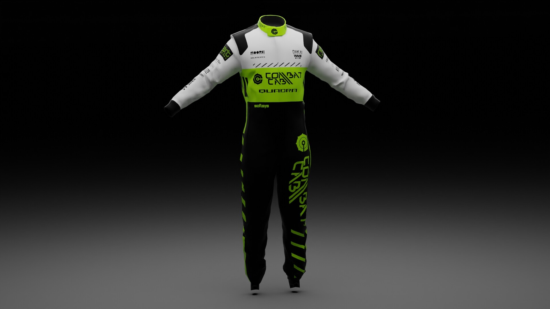 ArtStation - Cyberpunk 2077 Combat Cab Driver suit