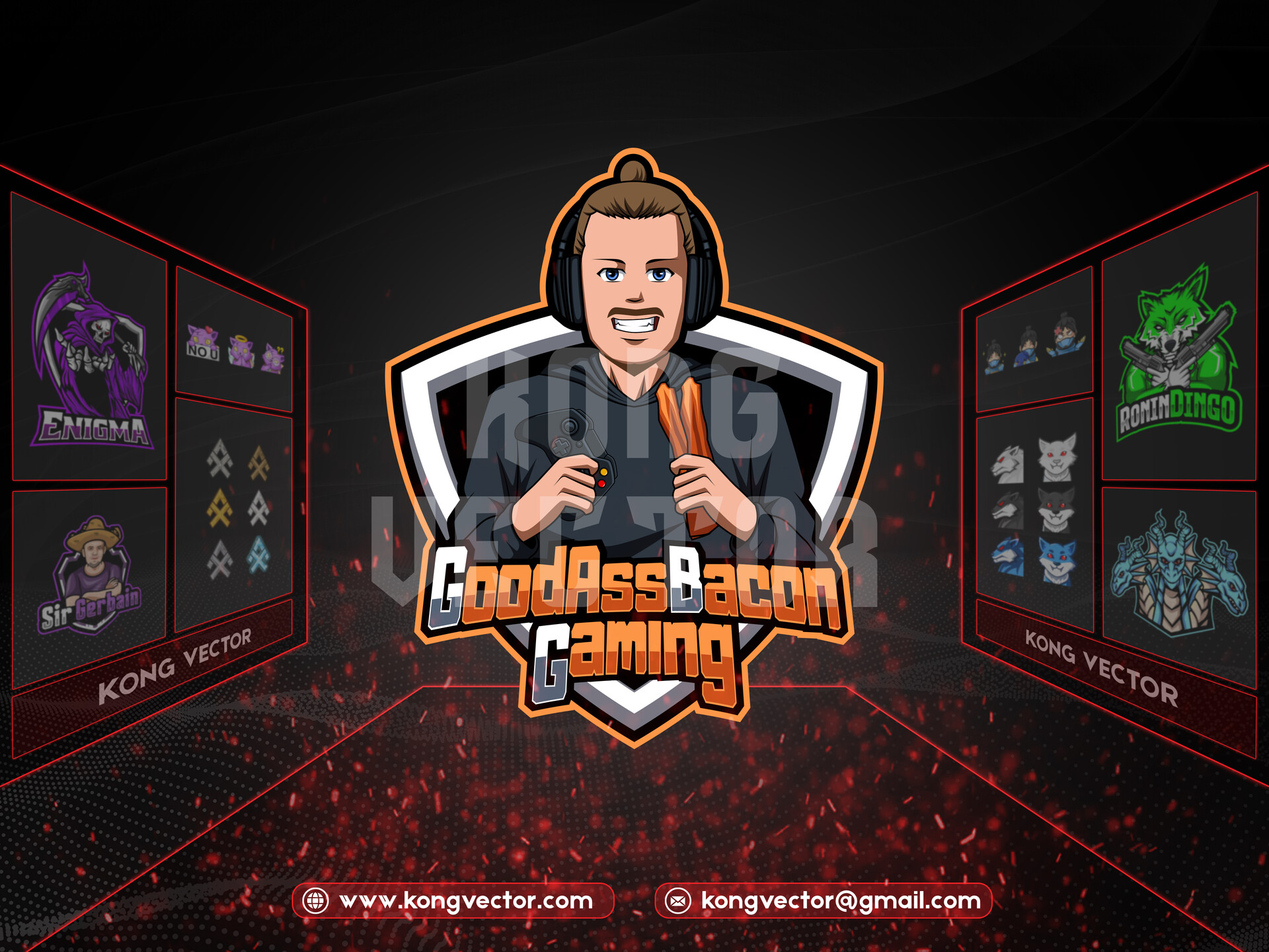 ArtStation - Custom Logo Gaming
