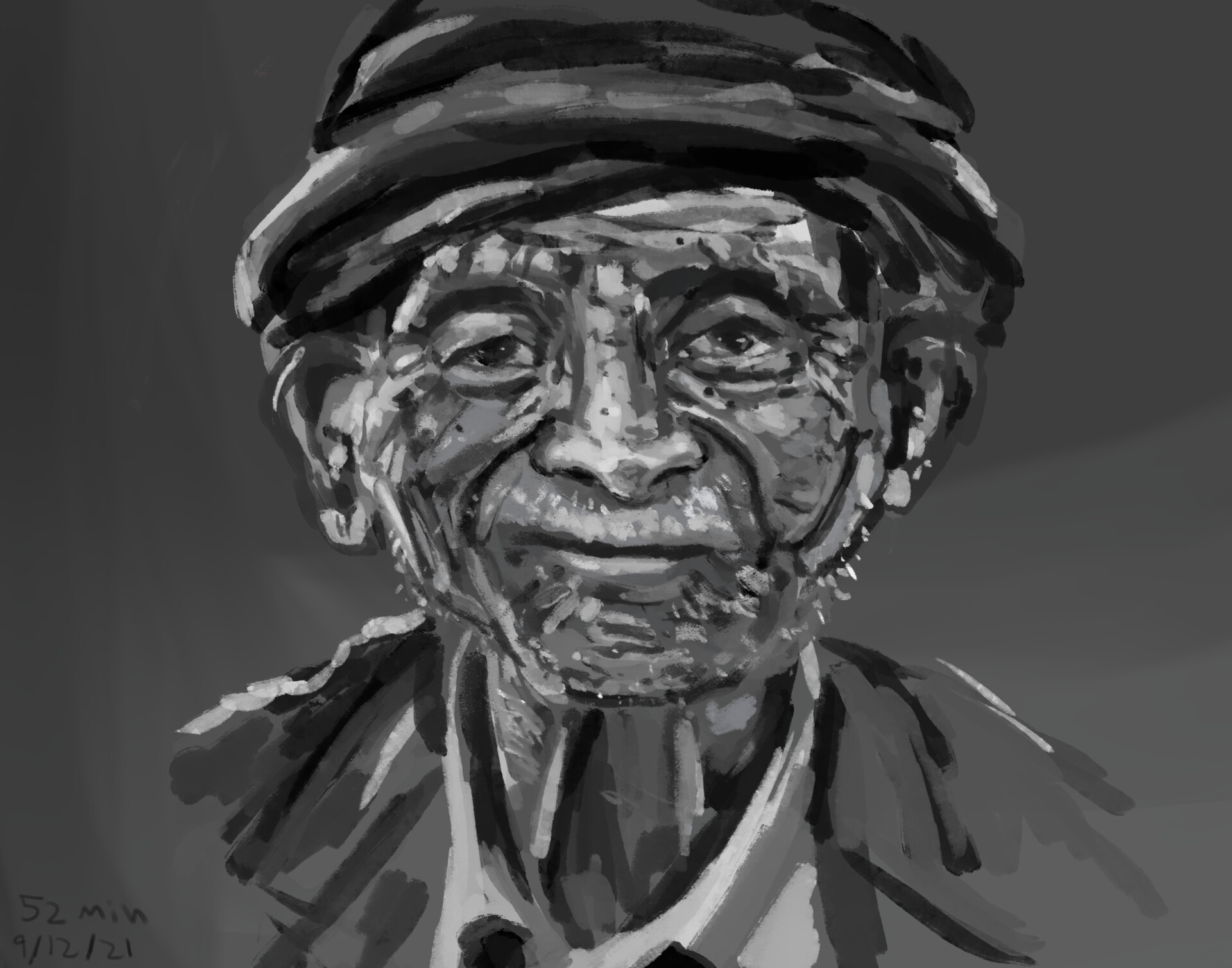 ArtStation - Old man portrait