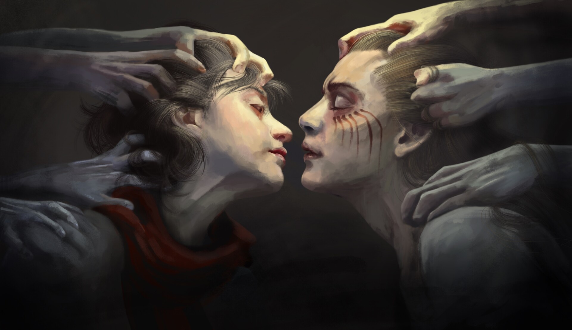 ArtStation - Eren and Mikasa