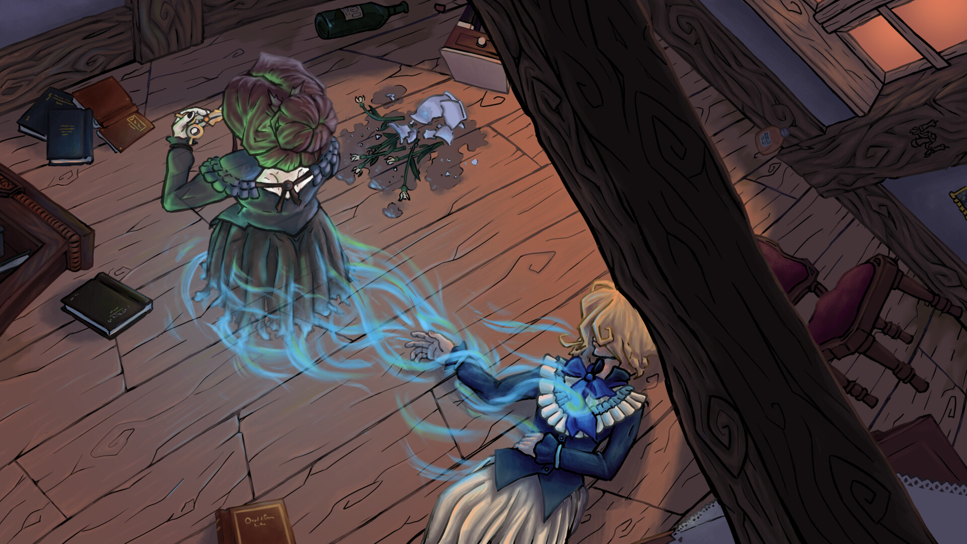 ArtStation - Project Visual Novel : illustrations d'introduction et ...