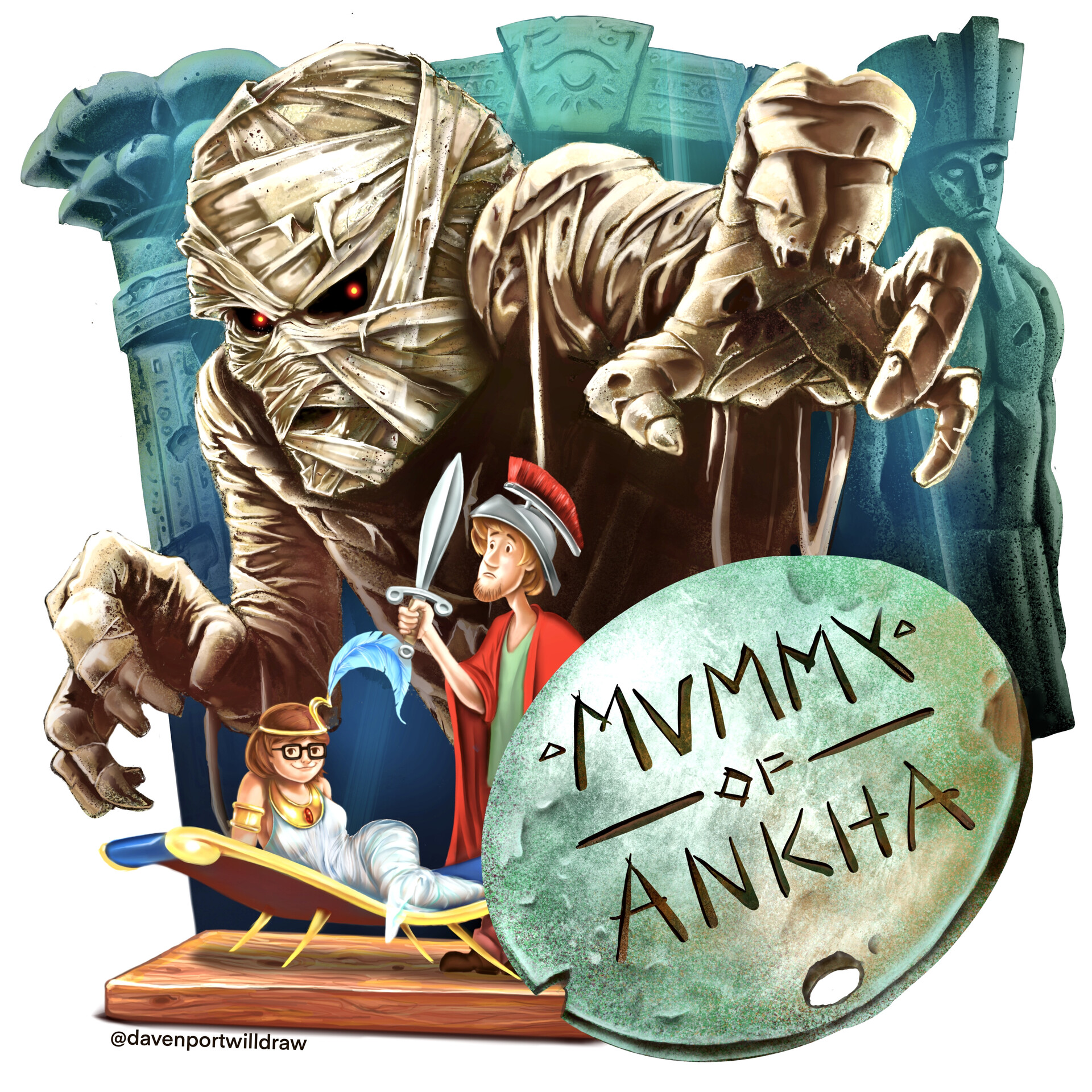 ArtStation - Mummy of Ankha