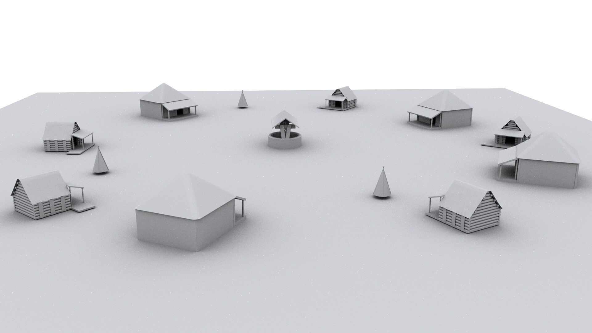 ArtStation - VILLAGE MODELING