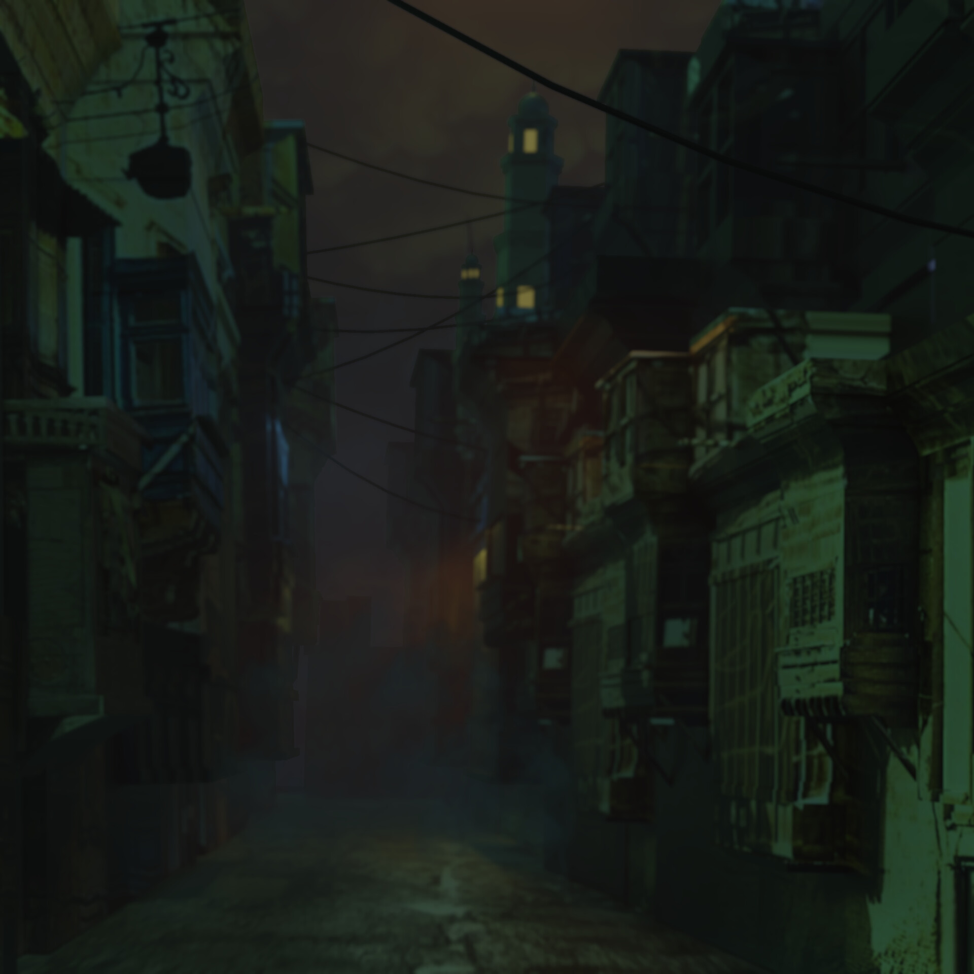 ArtStation - alley design 3d blender