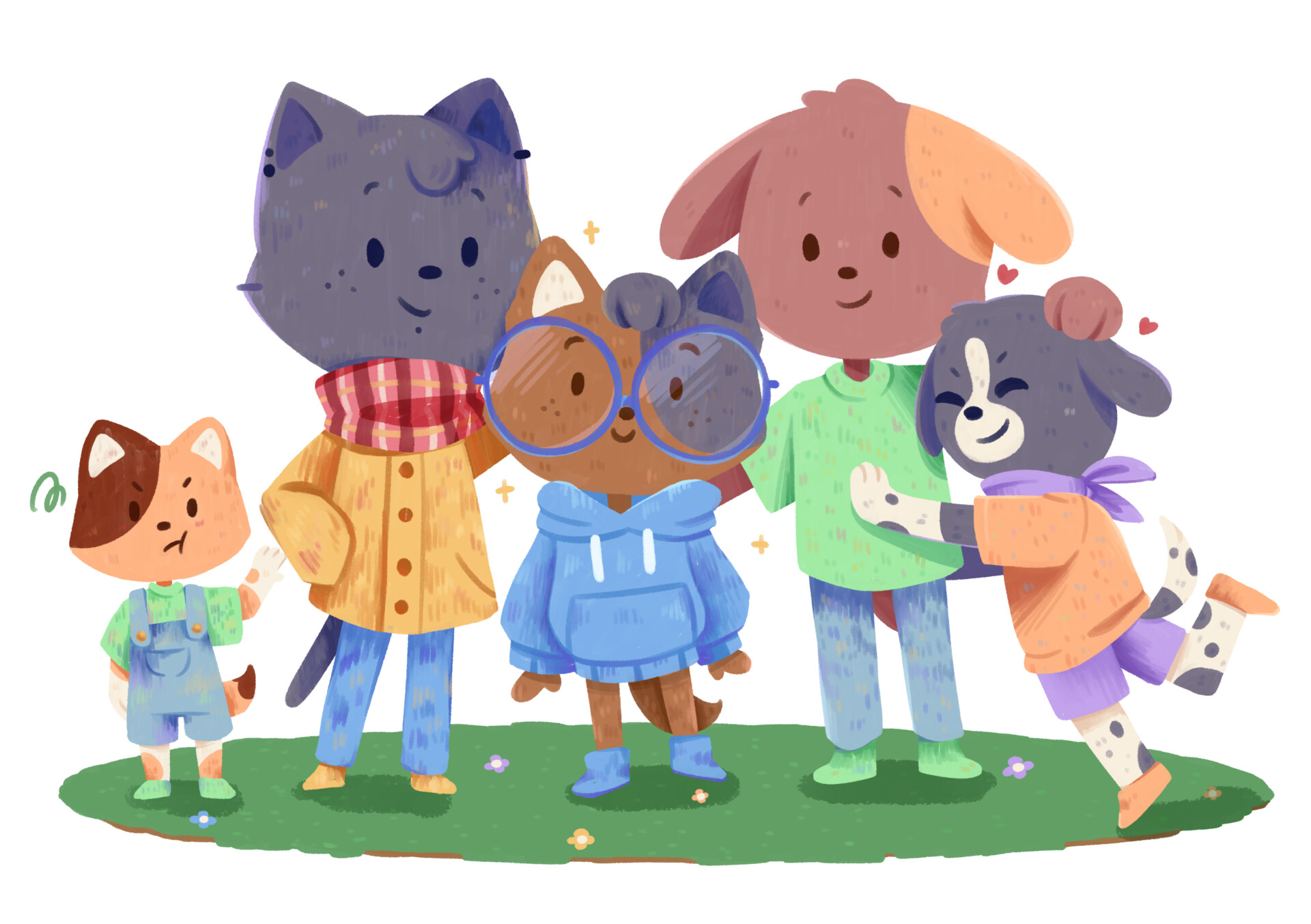 ArtStation - Furry family