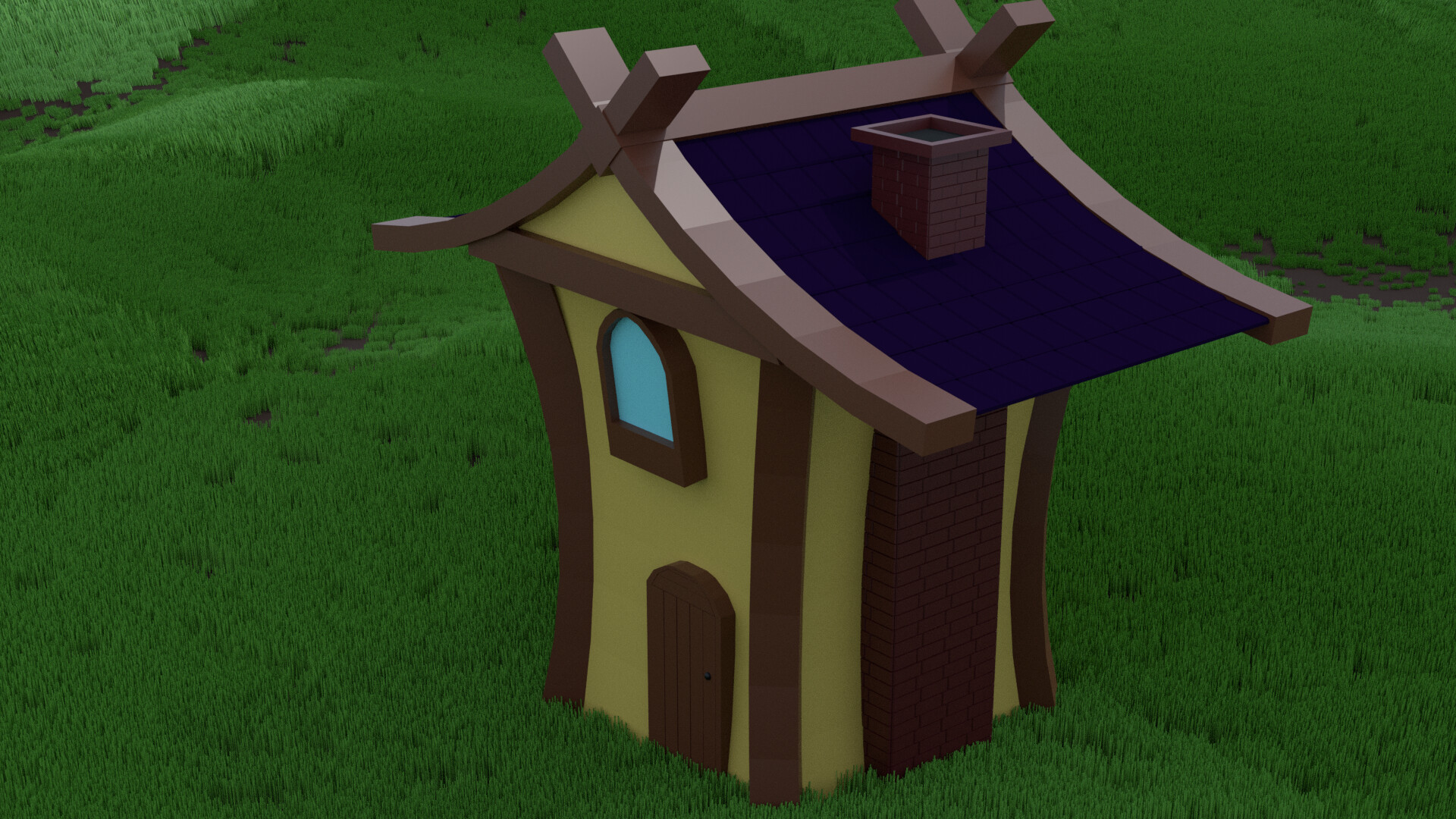 ArtStation - Yellow house