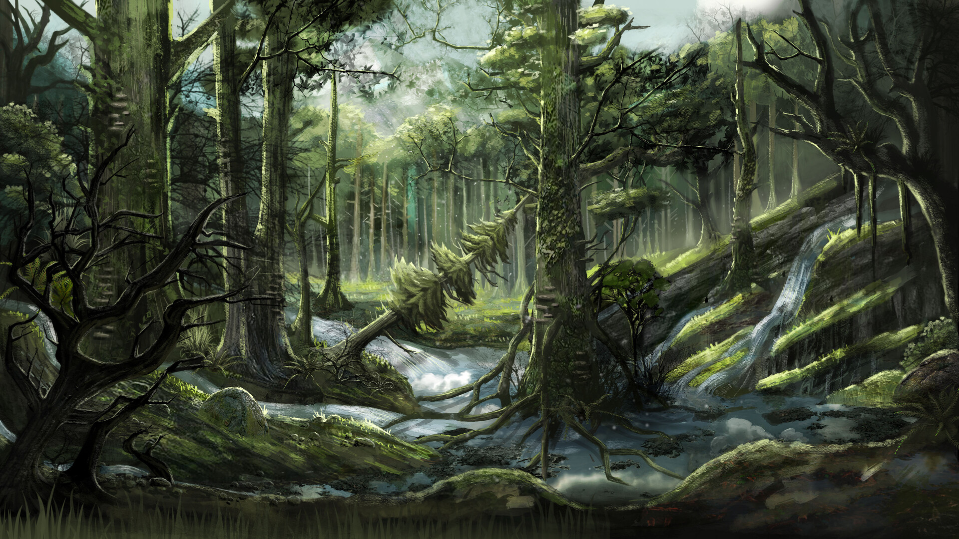 ArtStation - Forest Concept