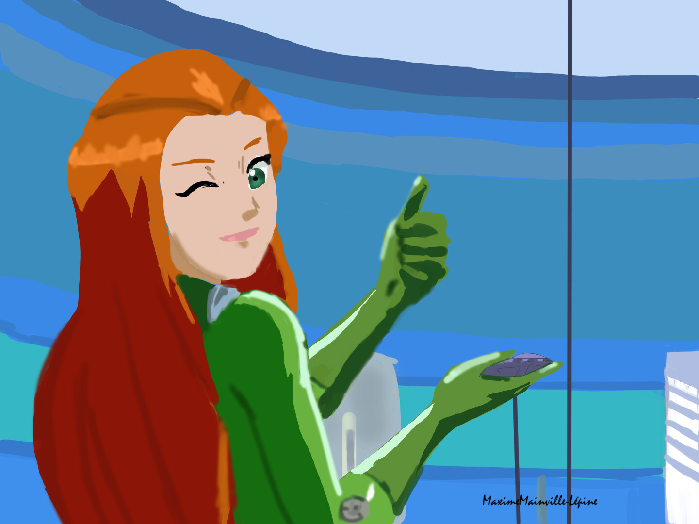 ArtStation - Étude digital painting Totally spies