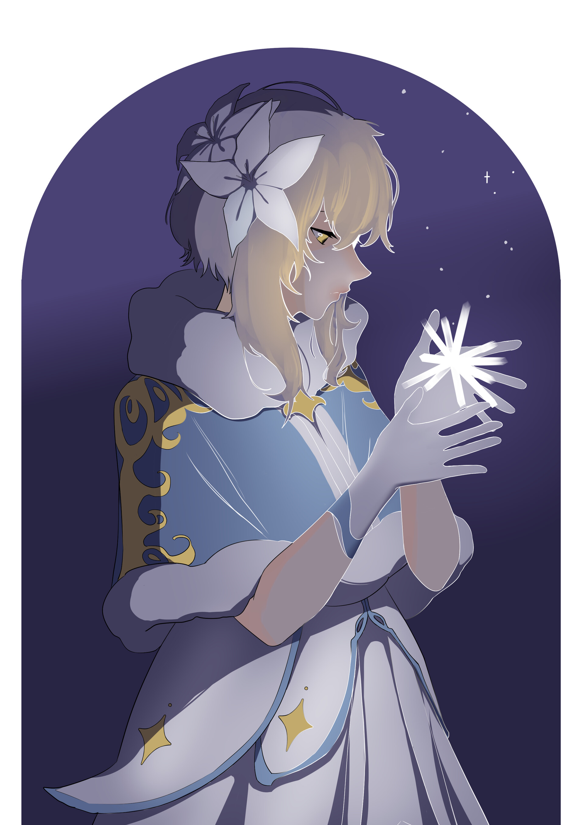 ArtStation - A new year's card with Lumine