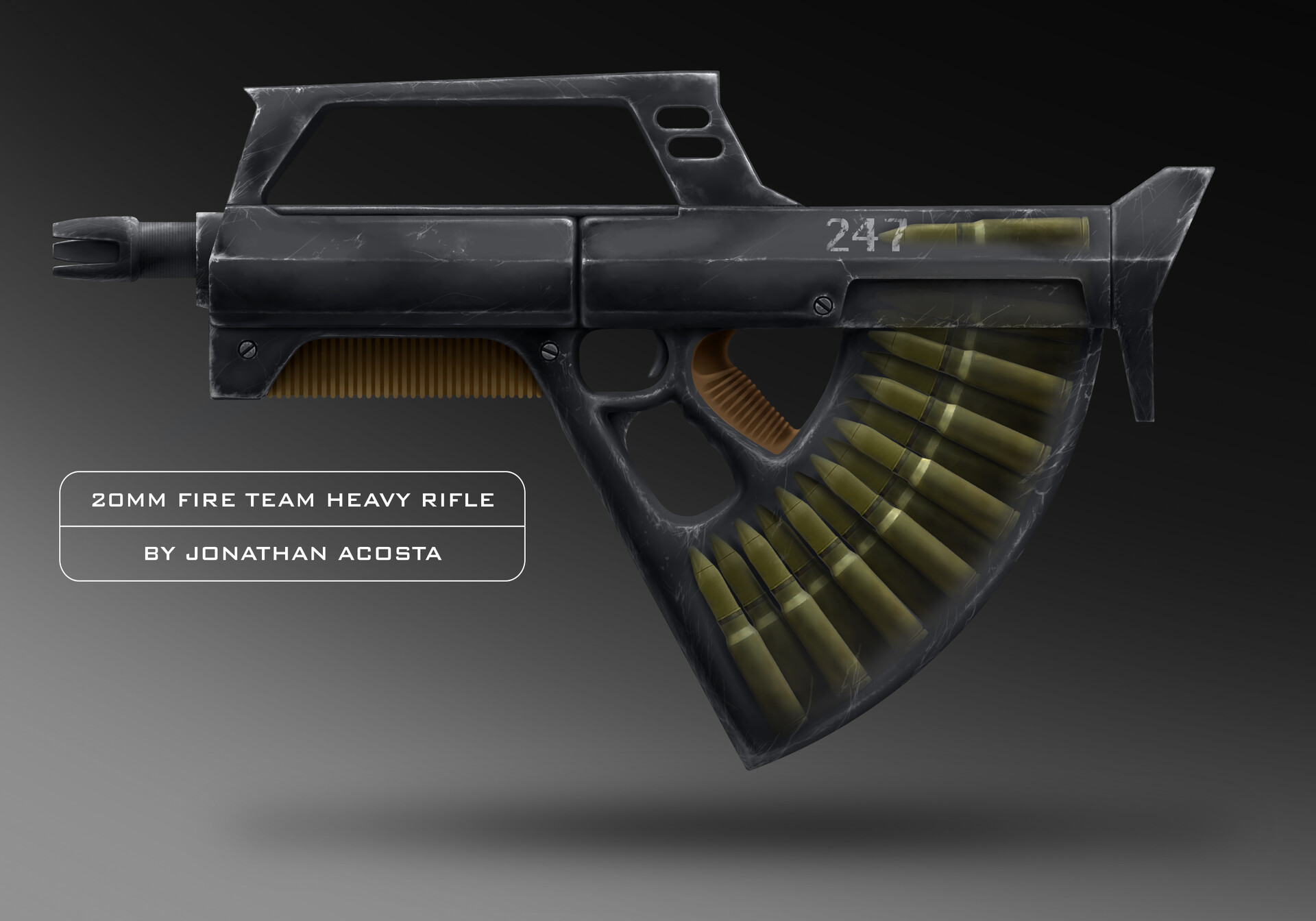 ArtStation - 20mm Fire Team Heavy Rifle