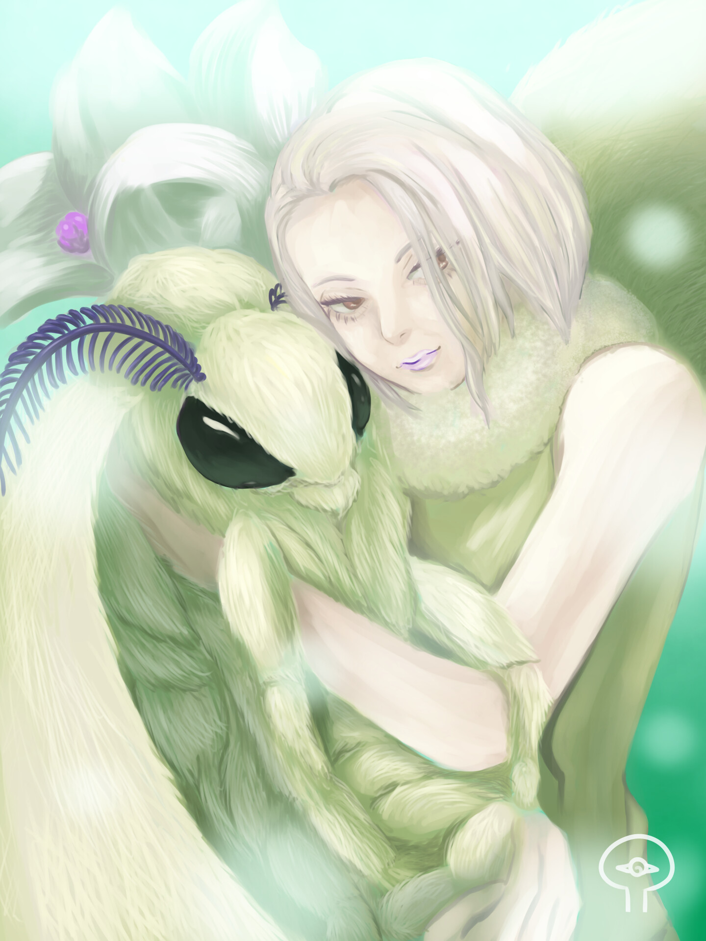 kumo_skii - Lady and Silkworm