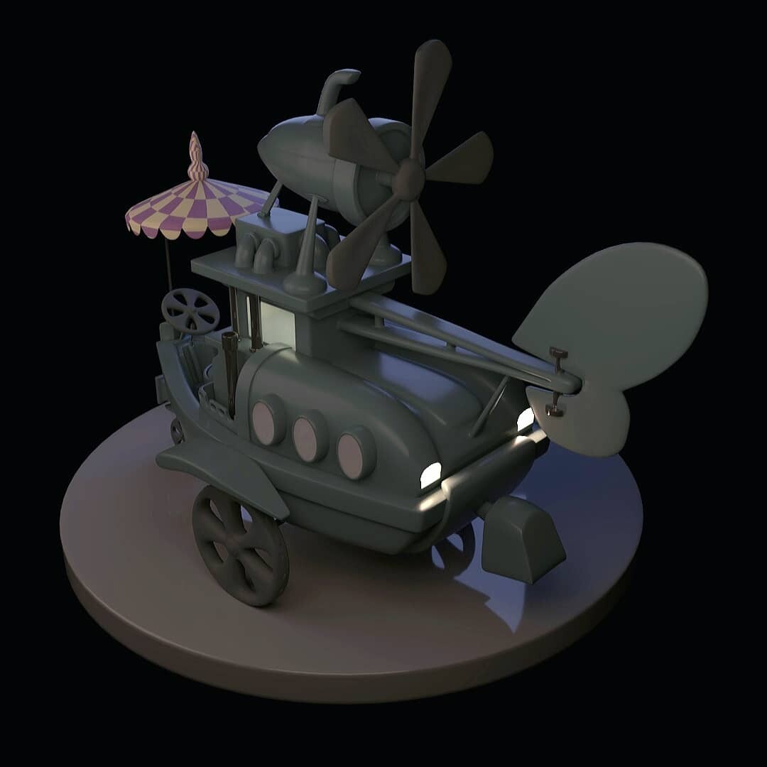 ArtStation - Flying car