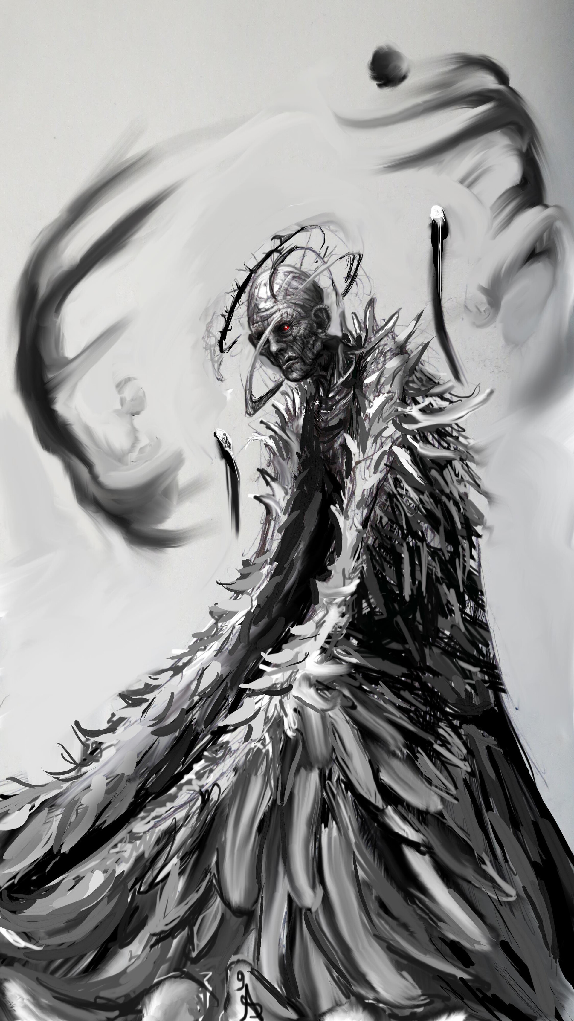 ArtStation - An angel fell down