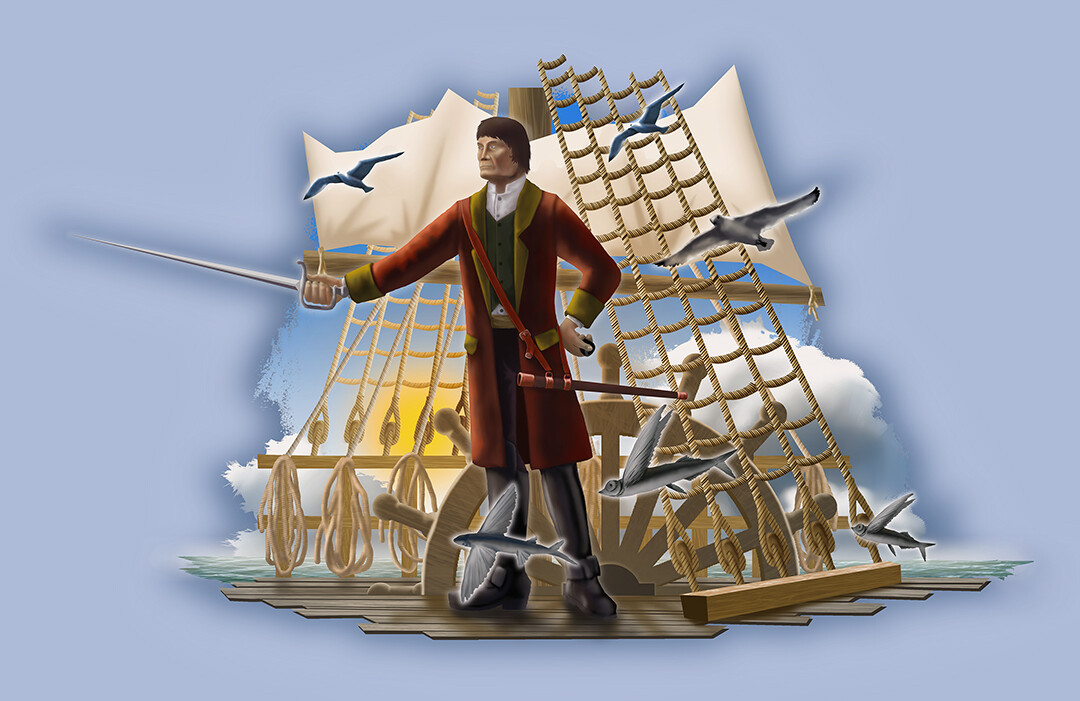 ArtStation - Again about the sea. Pirate theme 1.