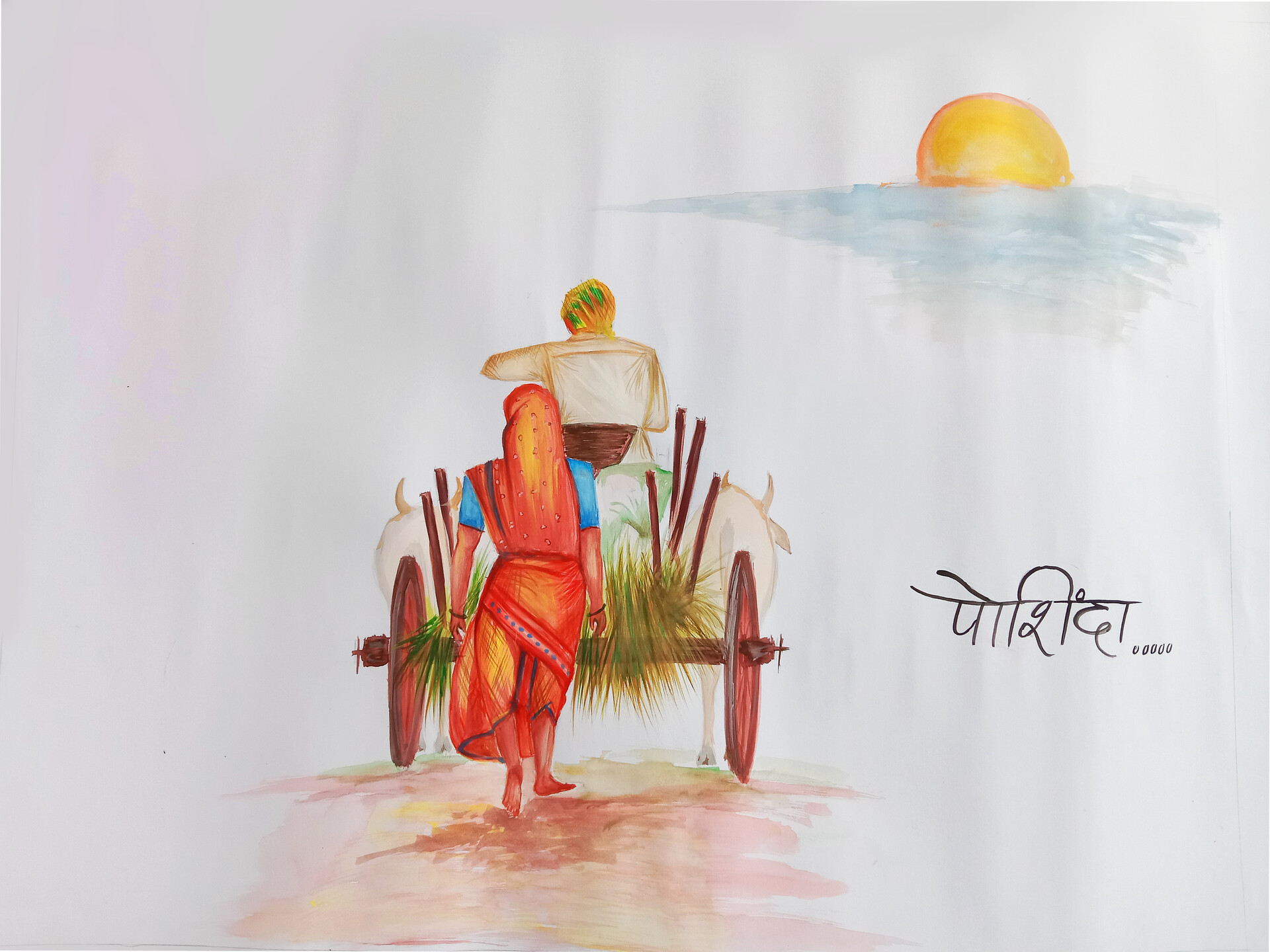 ArtStation - Shetkari Painting/Soudagar Panchal