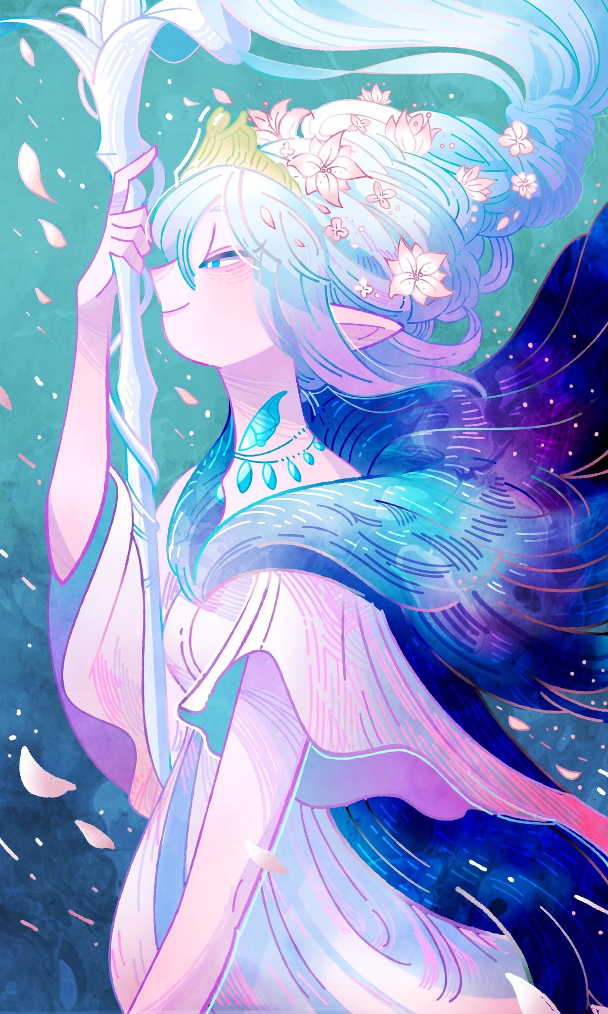 ArtStation - FF14 Titania fan art