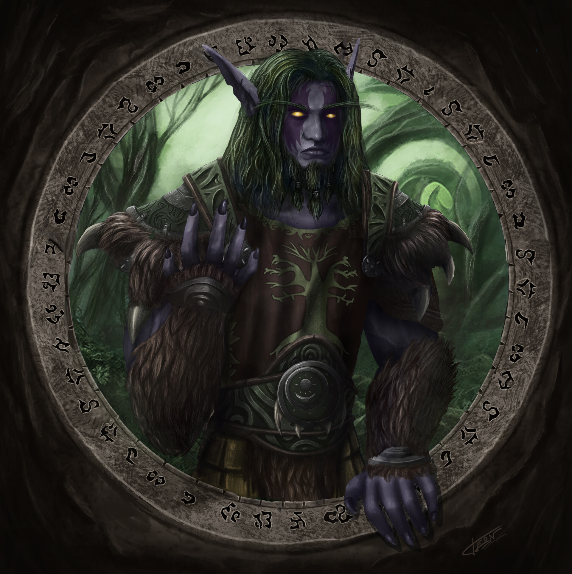 ArtStation - Night elf