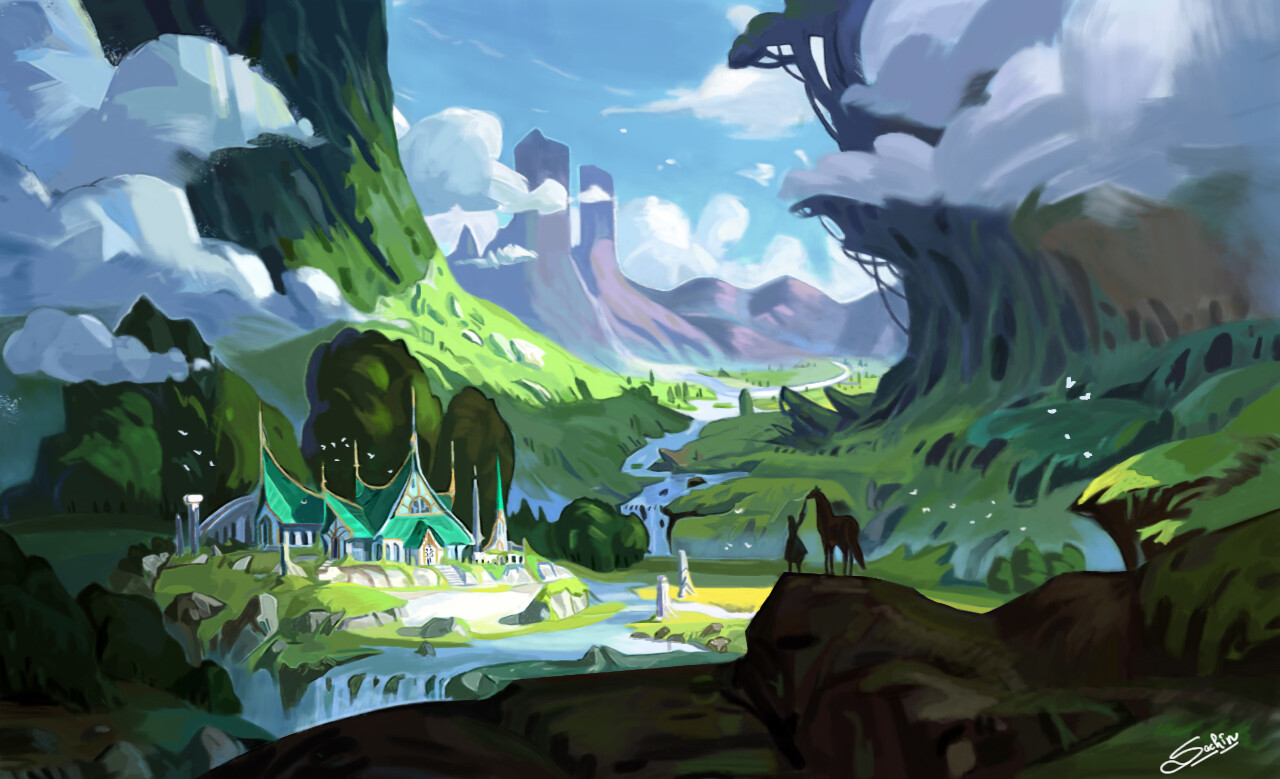 ArtStation - Landscape Digital Painting