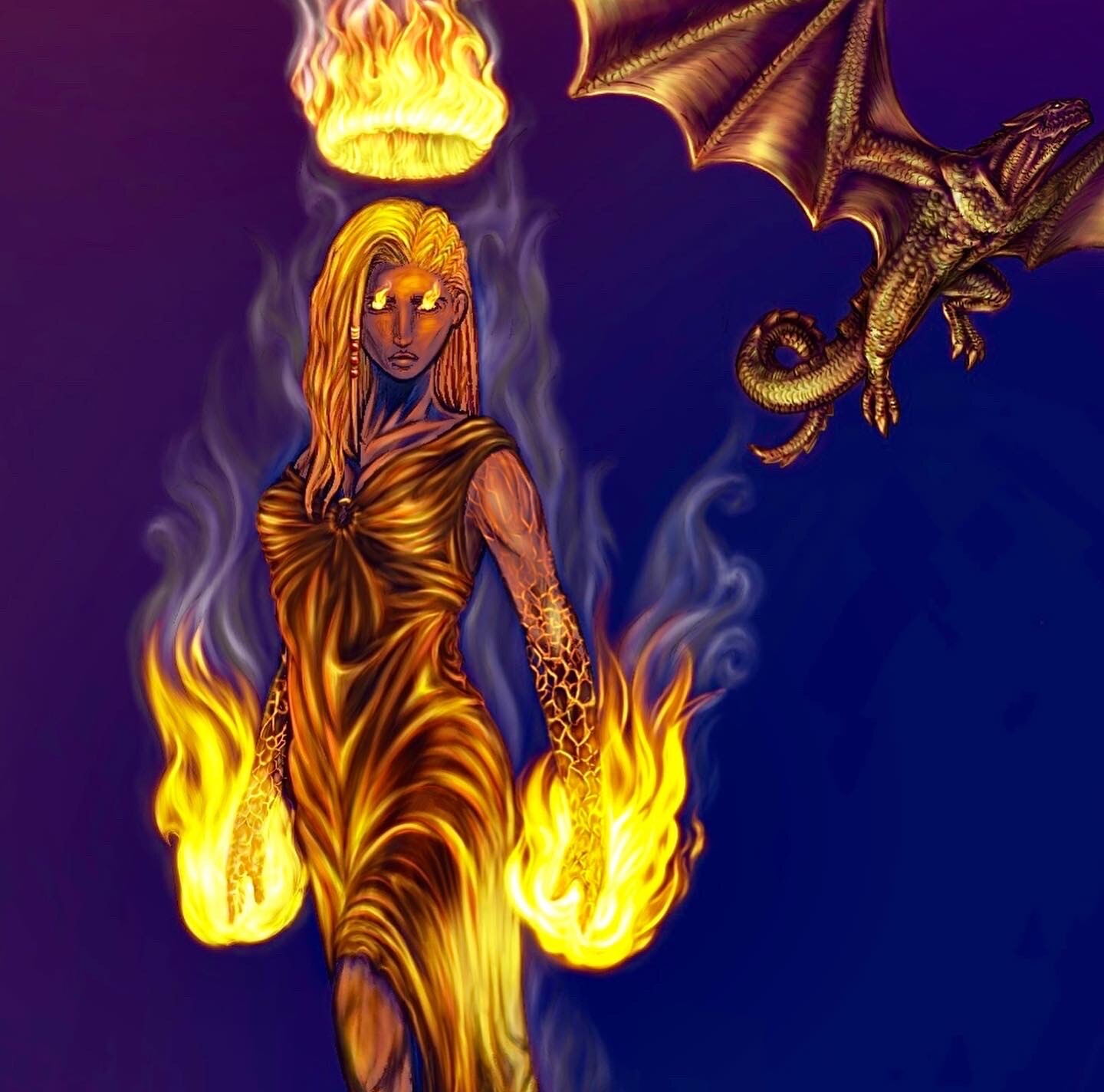 ArtStation - Aether the Everflame - Chronicles Character Concept