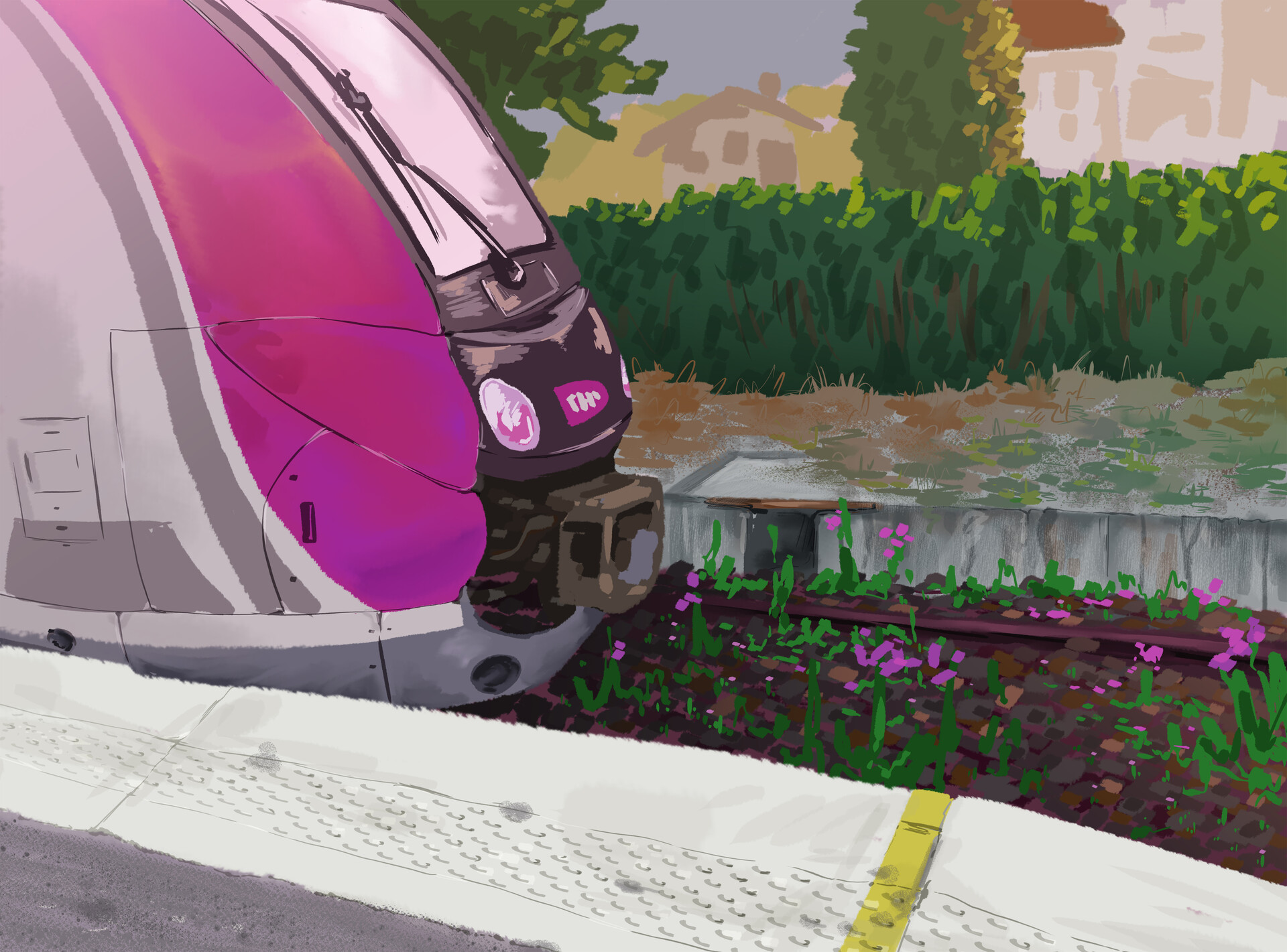 ArtStation - Train SNCF