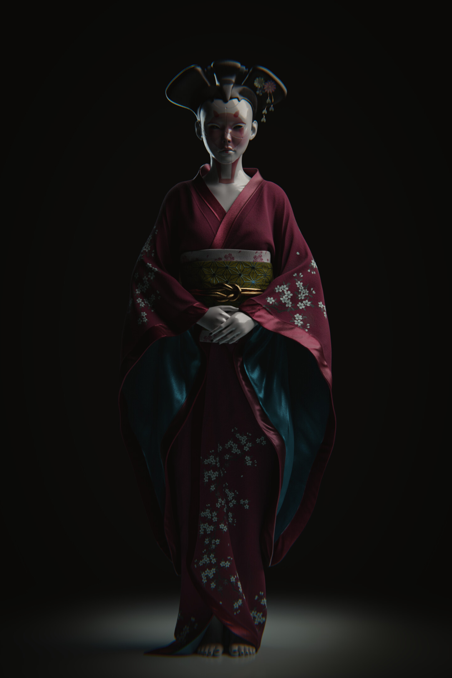 Luca Carlucci - Geisha Bot | Ghost in the Shell Fan Art