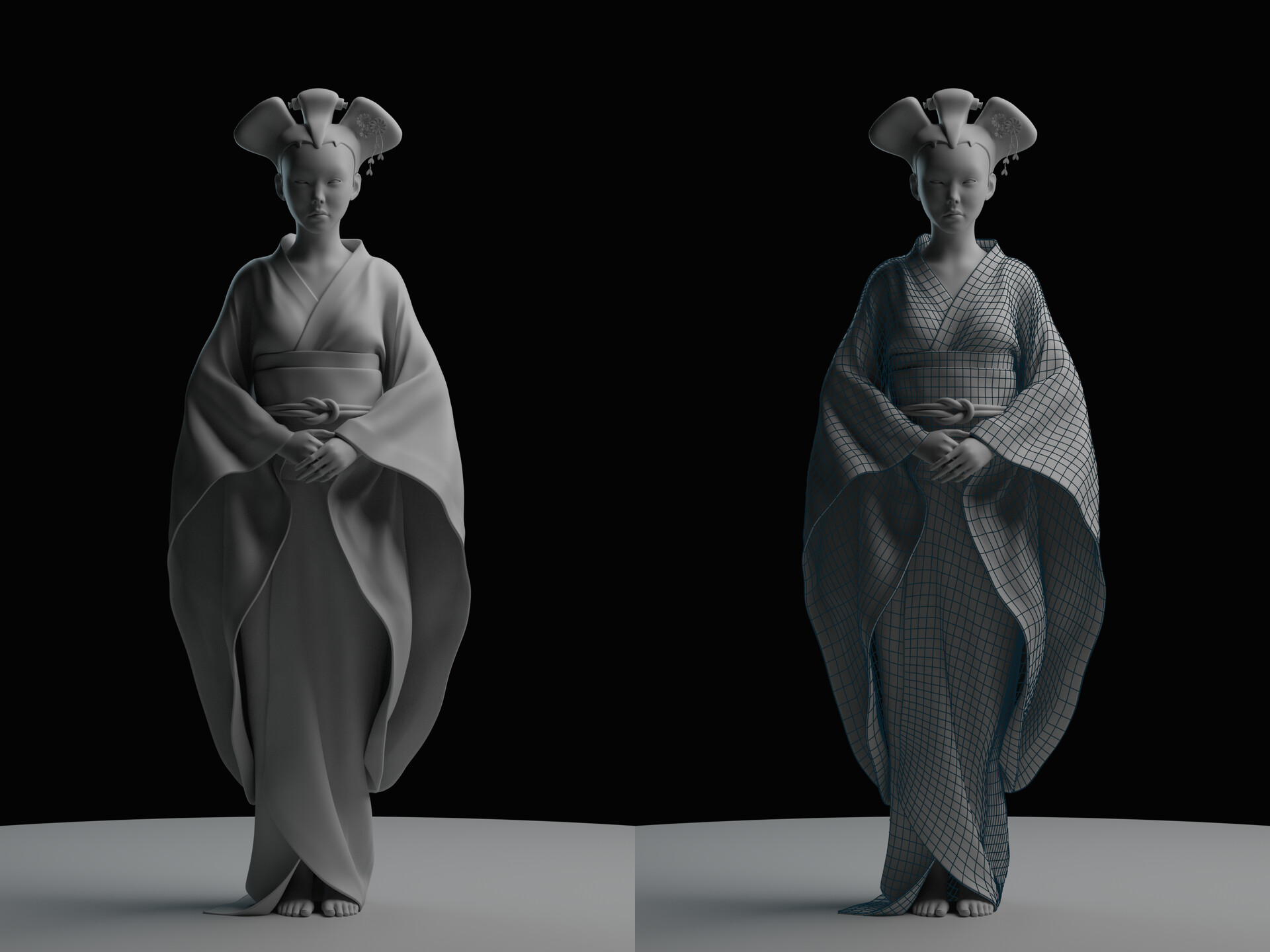 Luca Carlucci - Geisha Bot | Ghost in the Shell Fan Art