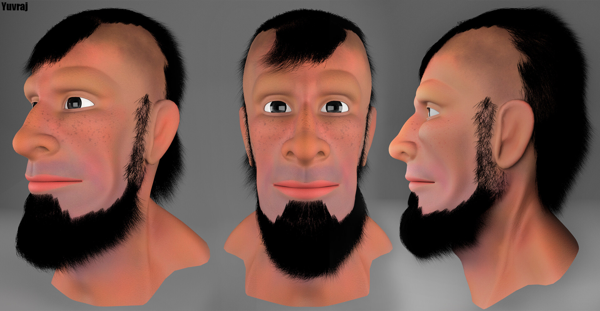 ArtStation - 3D CHARACTER FACE