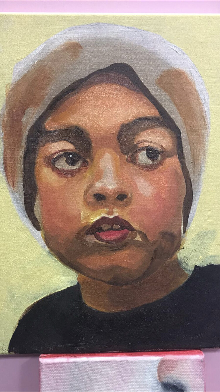 ArtStation - "Adam" - oil on canvas