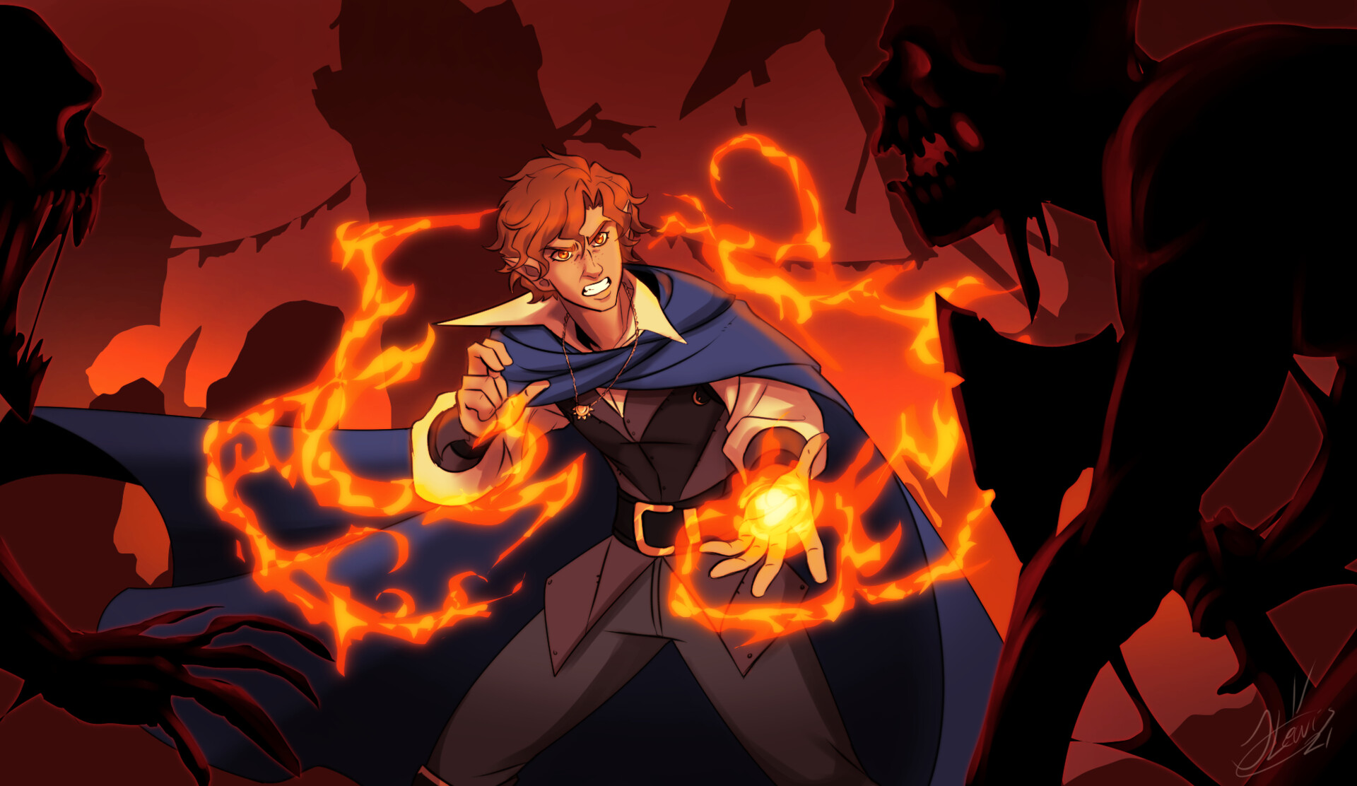 ArtStation - Summer vs Evil