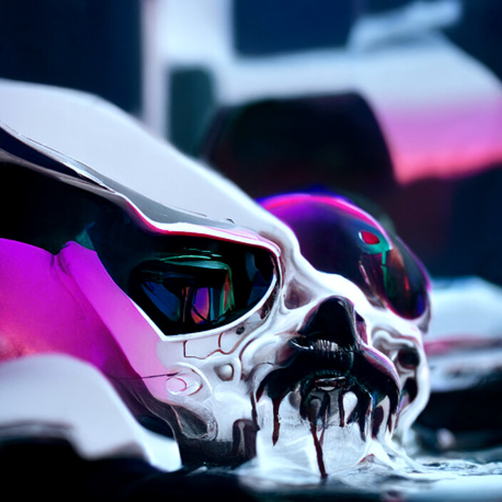ArtStation - Cybernetic Skulls